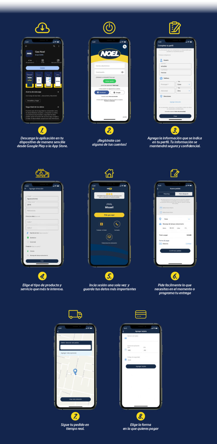 ¿Cómo solicitar Gas LP en la App de Gas Noel?