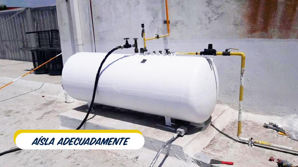 Guía para proteger tu cilindro y tanque estacionario en invierno - Gas Noel