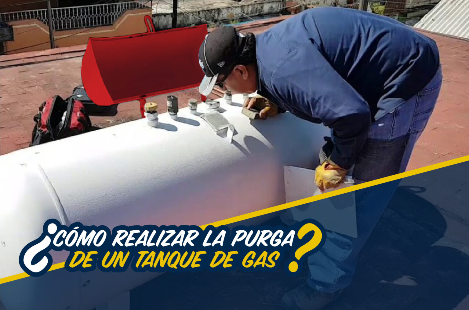 Como purgar un tanque estacionario